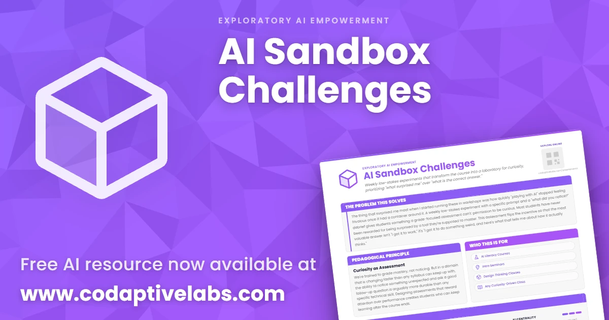 AI Sandbox Challenges — Codaptive Labs