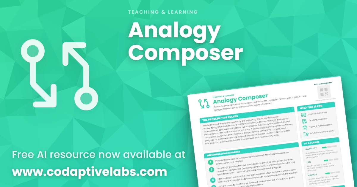 Analogy Composer — Codaptive Labs